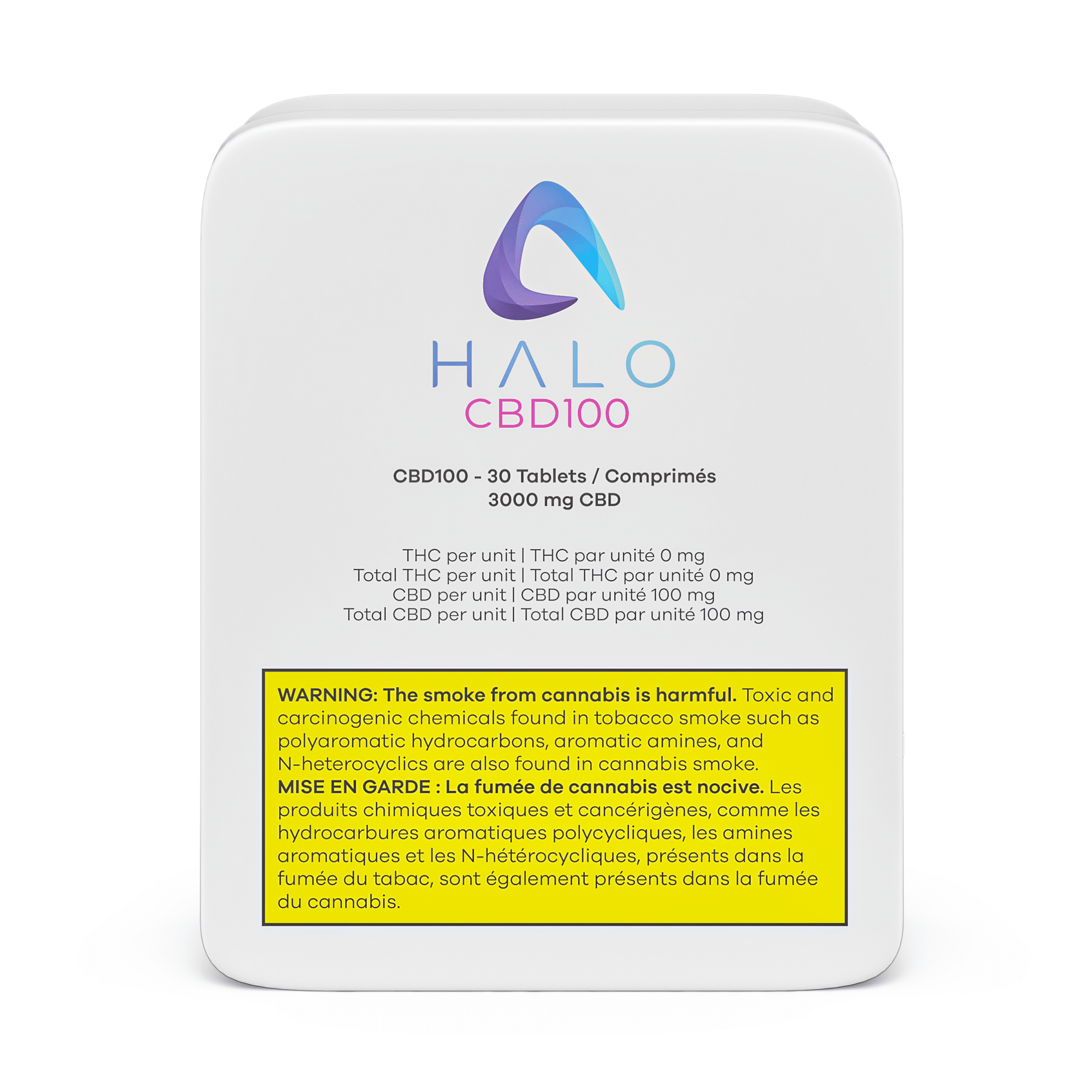 Buy HALO CBD100 30 Tablets 3000mg Total CBD