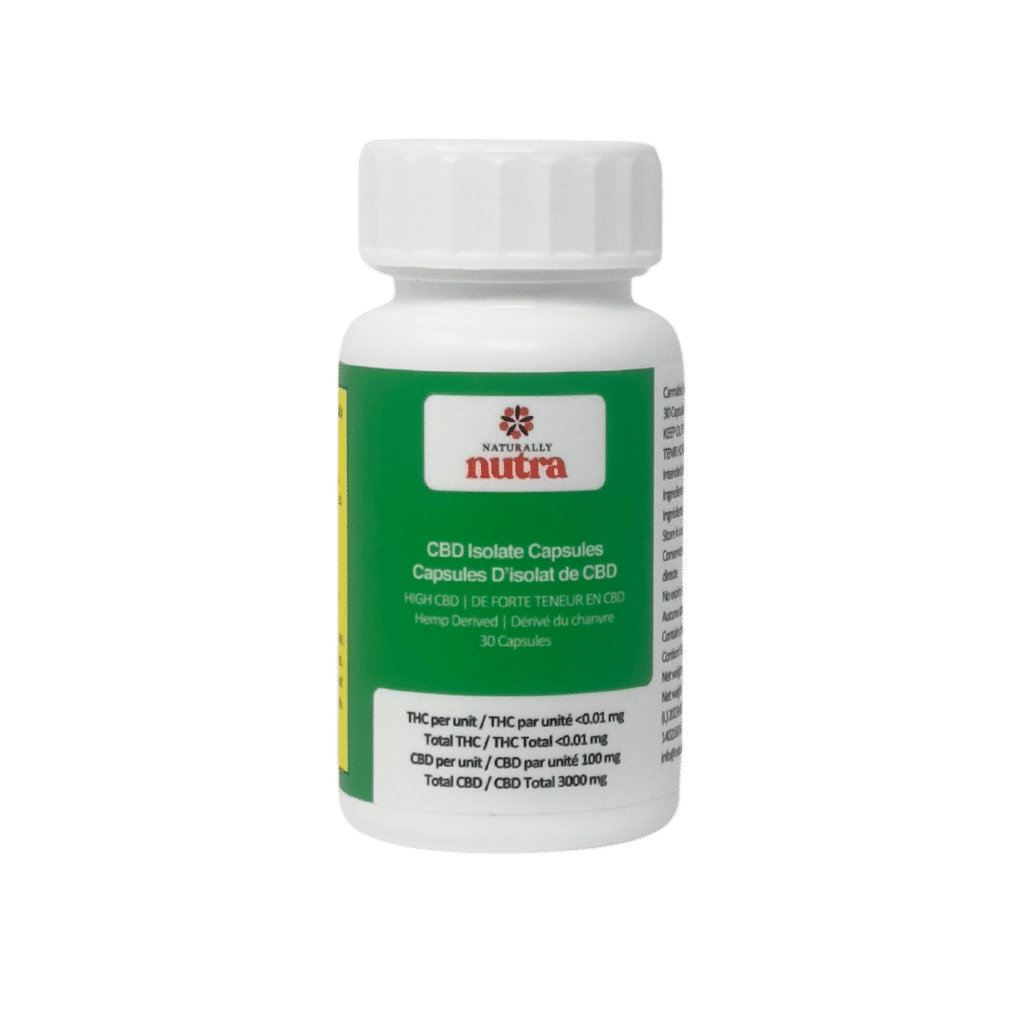 Buy 100mg CBD Capsules 30 Pack by Naturally Nutra