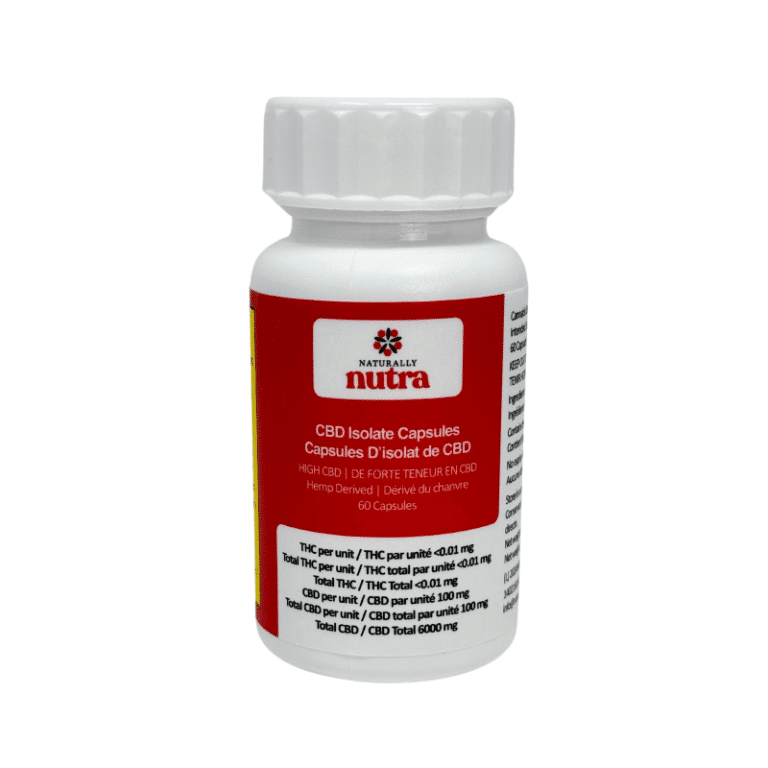 Buy 100mg CBD Capsules 60 Count by Naturally Nutra