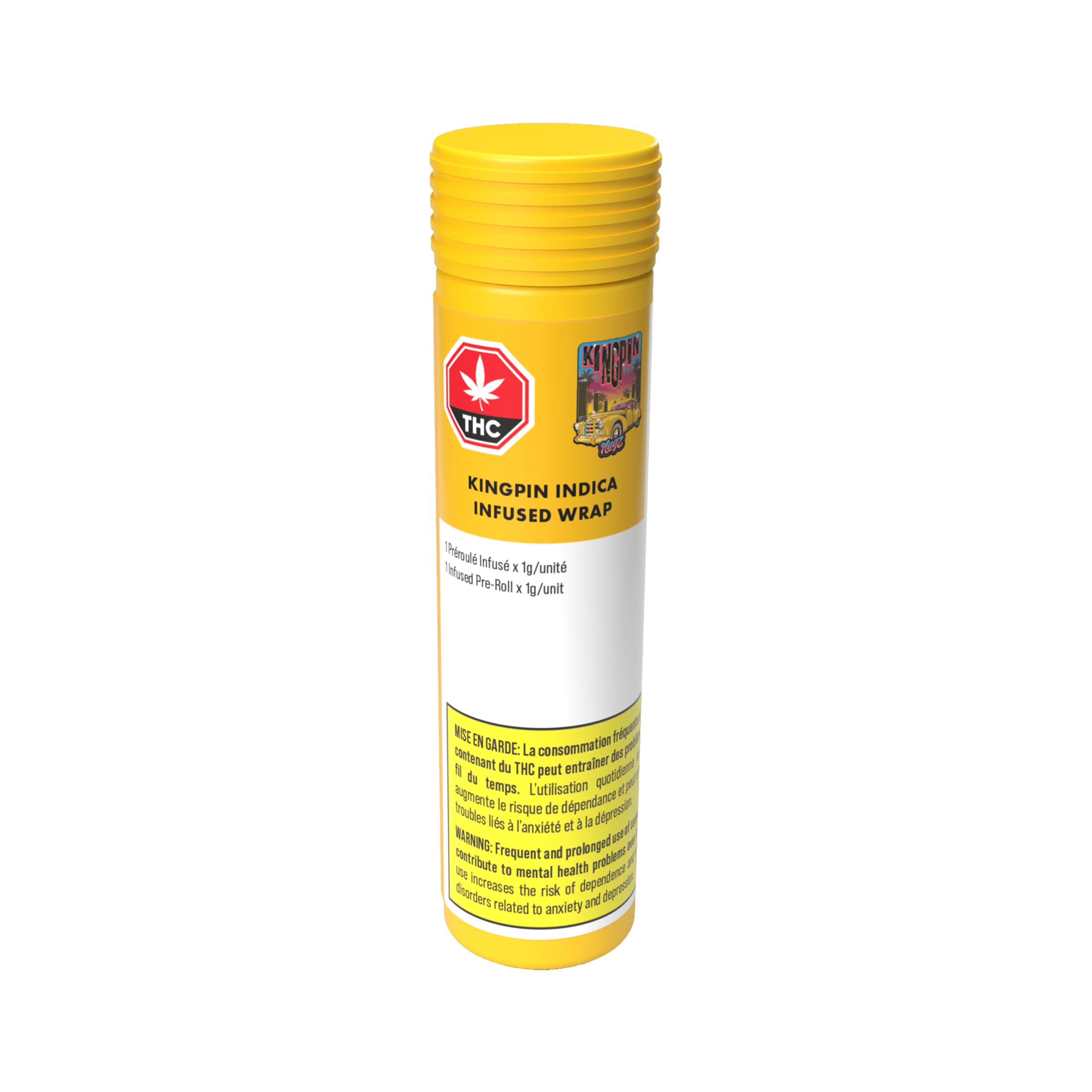 Kingpin Indica Infused Pre-Rolls by | Mendo