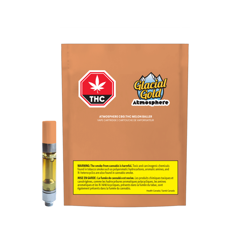 Atmosphere CBG:THC Melon Baller - Vape Cart by Glacial Gold | Mendo