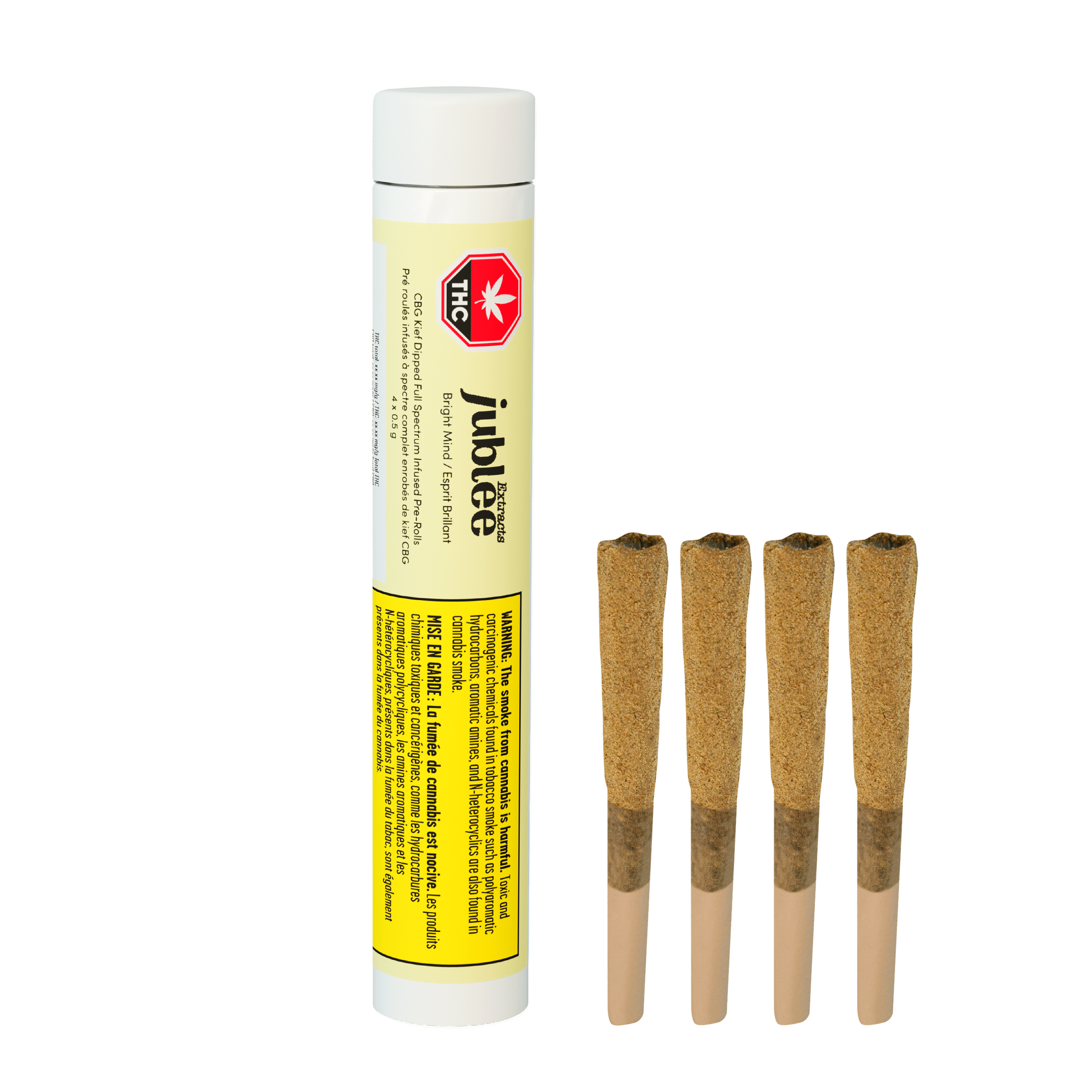 Buy Bright Mind - CBG Kief Dipped Full Spectrum Infused Pre-Roll by Jublee