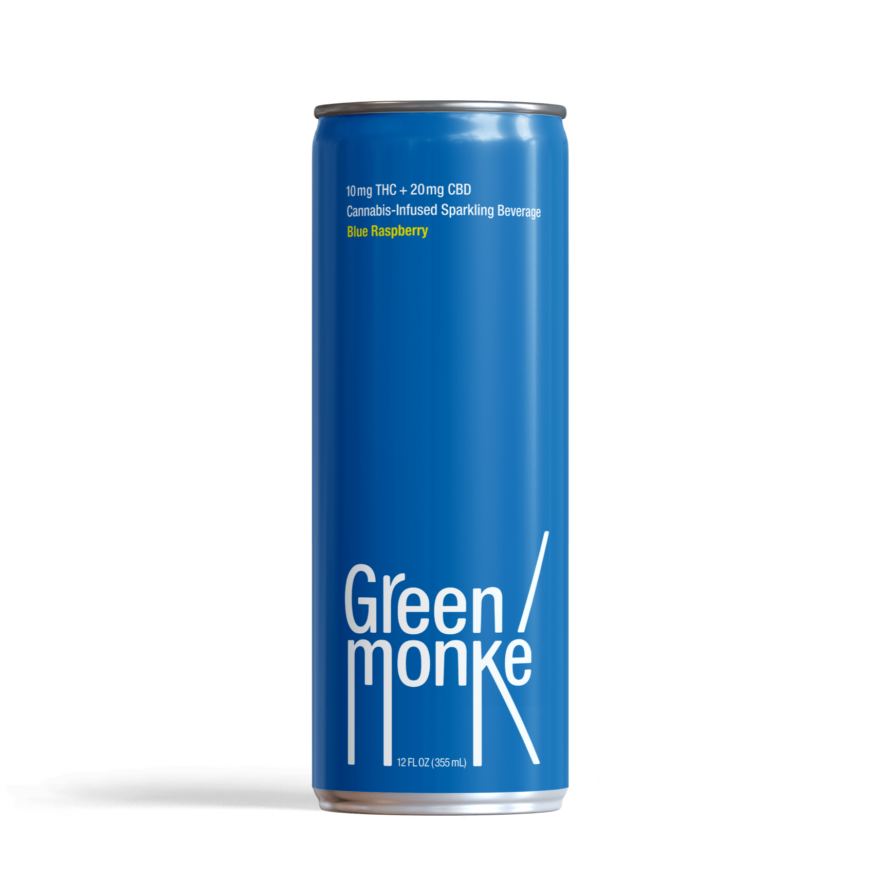 Buy Blue Raspberry Cannabis Beverage 350ml by Green Monké